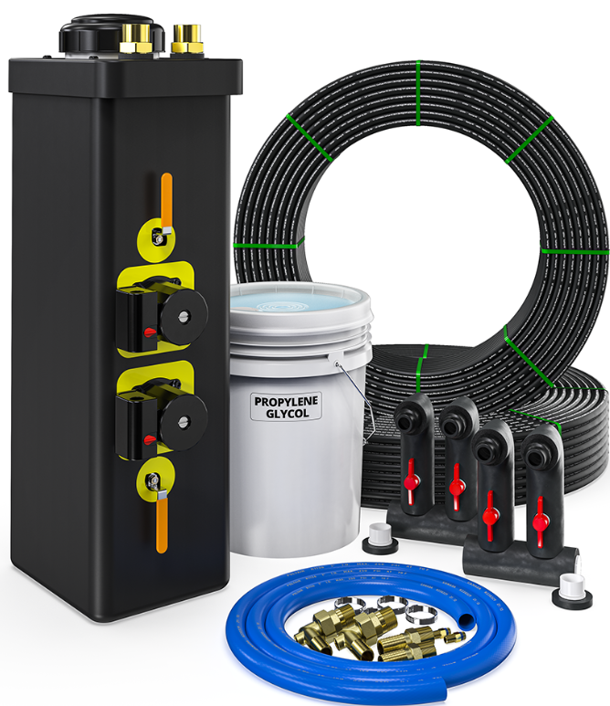 2 ton Closed Loop Installation Kit - w/Angled Manifold - GeoCool ...