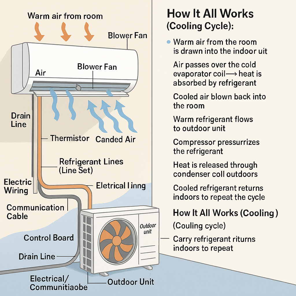 Mini-Split System Components & Functions – MRCOOL